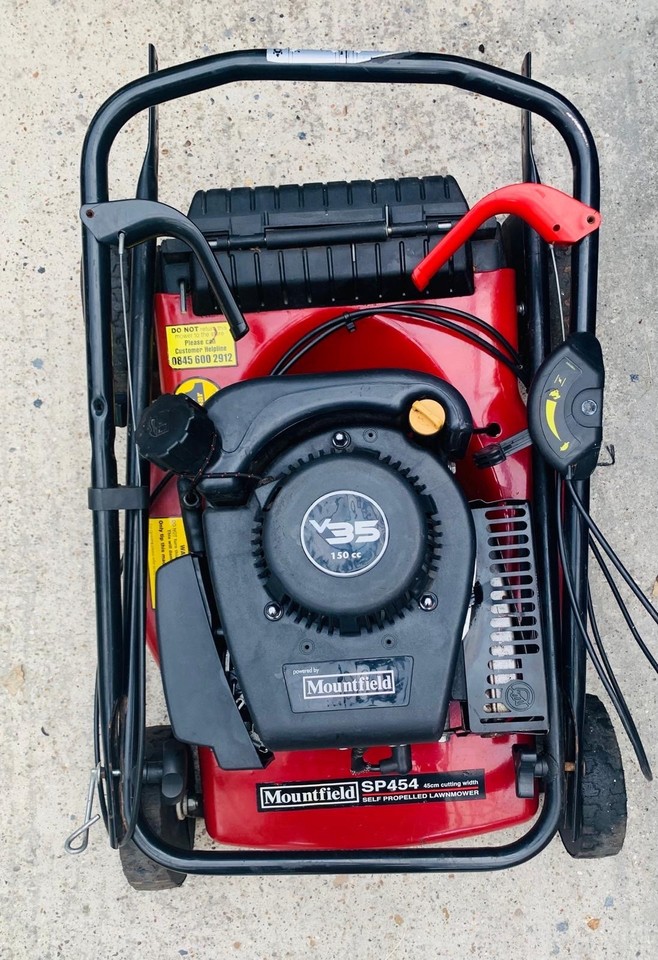 A Mountfield SP454 self propelled petrol lawn mower with a V35 150cc ...