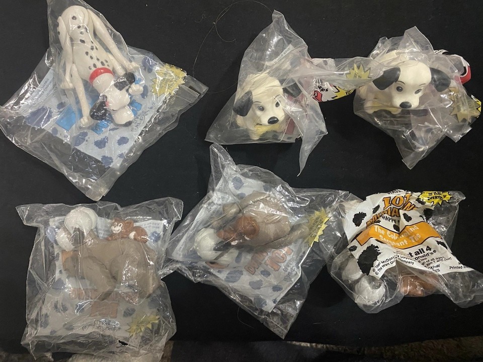 1990 McDonald’s 101 Dalmatians Happy Meal Toys Lot Of 6 | eBay