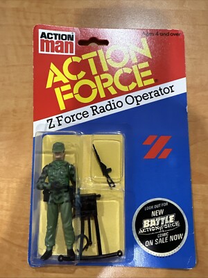 AFA READY 1983 ACTION FORCE GI JOE Z FORCE RADIO OPERATOR MOC.. | eBay