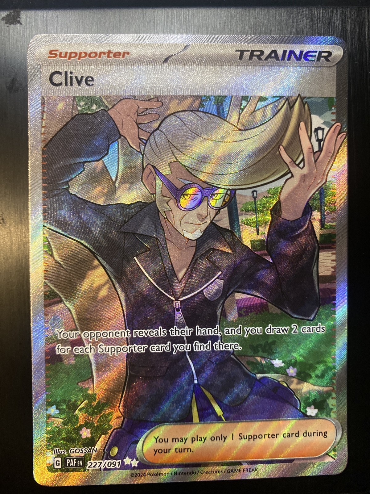 Pokemon Clive Full Art 2024 Paldean Fates Ultra Rare Holo 227/91 | eBay