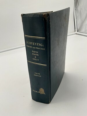 Surveying Theory and Practice by Davis Foote Kelly 1966 Hardcover ...