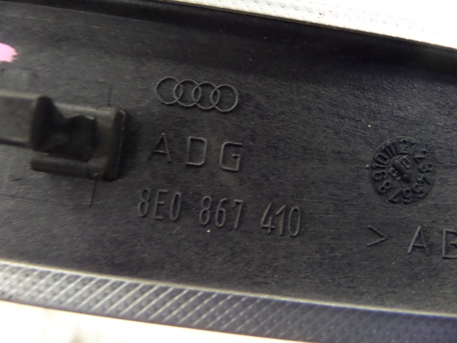 Audi A4 Left Front Door Card Trim Silver B7 05.5-08 OEM 8E0 867 410 ...