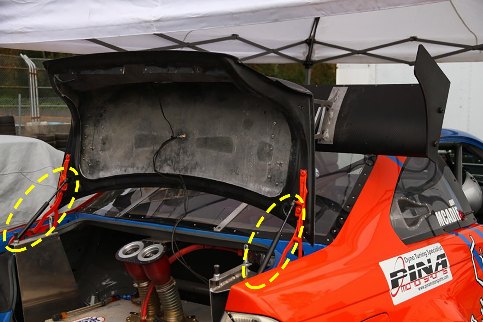 2x For BMW 3 Series E46 Coupe 98-05 Rear Tailgate Boot Gas Struts ...