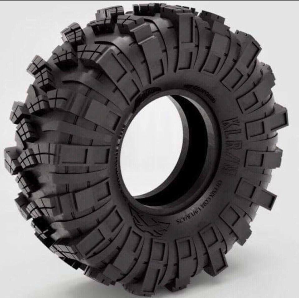 Team Ottsix Voodoo KLR/m Red 1.9/4.75 for RC Crawlers 2 Tires ott-1 ...