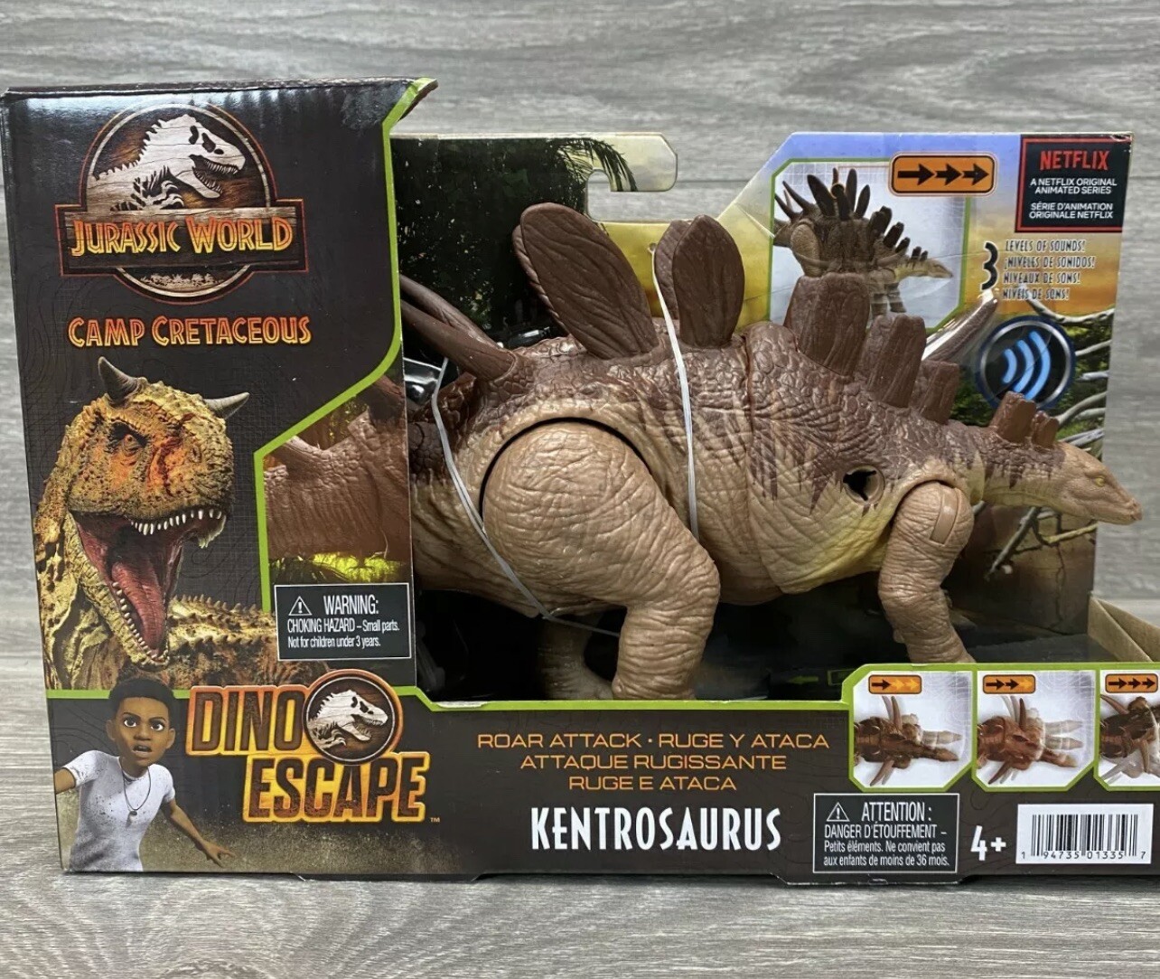 Jurassic World Kentrosaurus Mattel Dino Escape Toy Camp Cretaceous ...