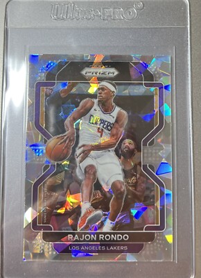 2021-22 Panini Prizm Rajon Rondo Lakers Cracked Ice Prizm card # 104 | eBay