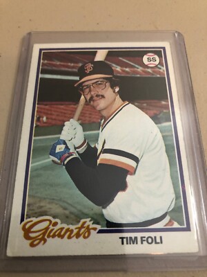 1978 Topps #167 Tim Foli San Francisco Giants Baseball Card | eBay