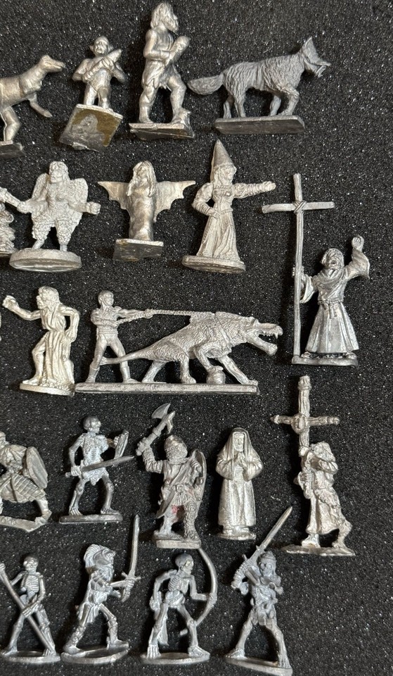 Vintage Fantasy Lot DnD Metal Miniatures Ral Partha Heritage Grenadier ...