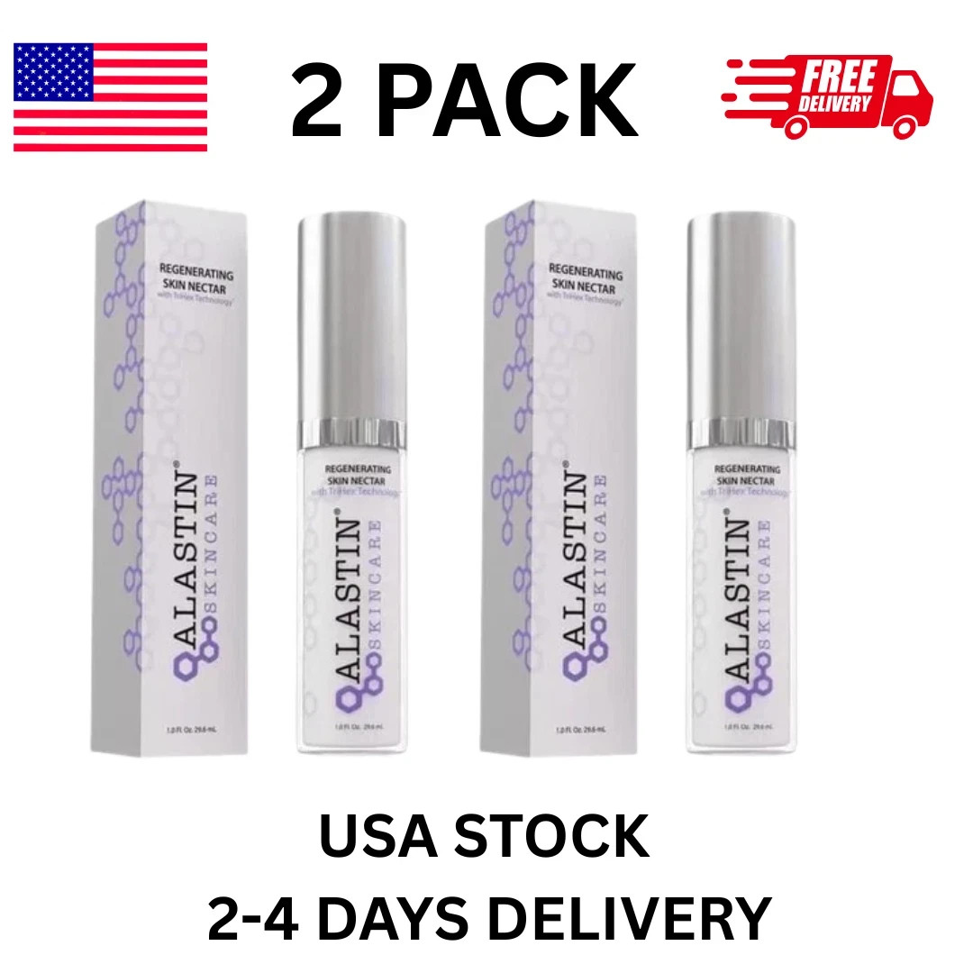 2 PACK Alastin Skincare Regenerating Skin Nectar ( 1 fl oz / 29.6 ml ...