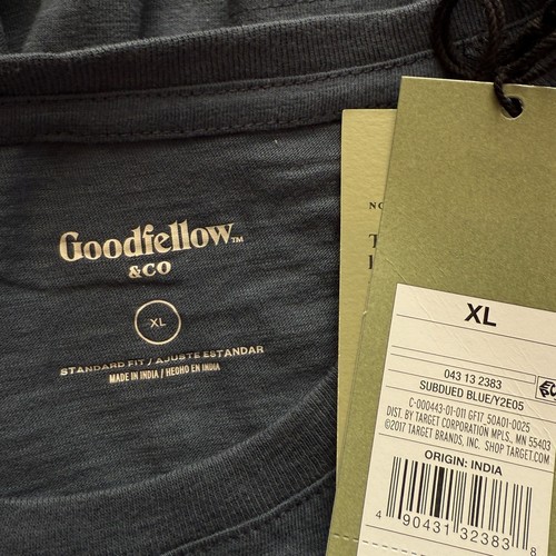 NWT Lot of 5 Target Goodfellow & CO Men’s T-Shirts XL - Standard Fits ...