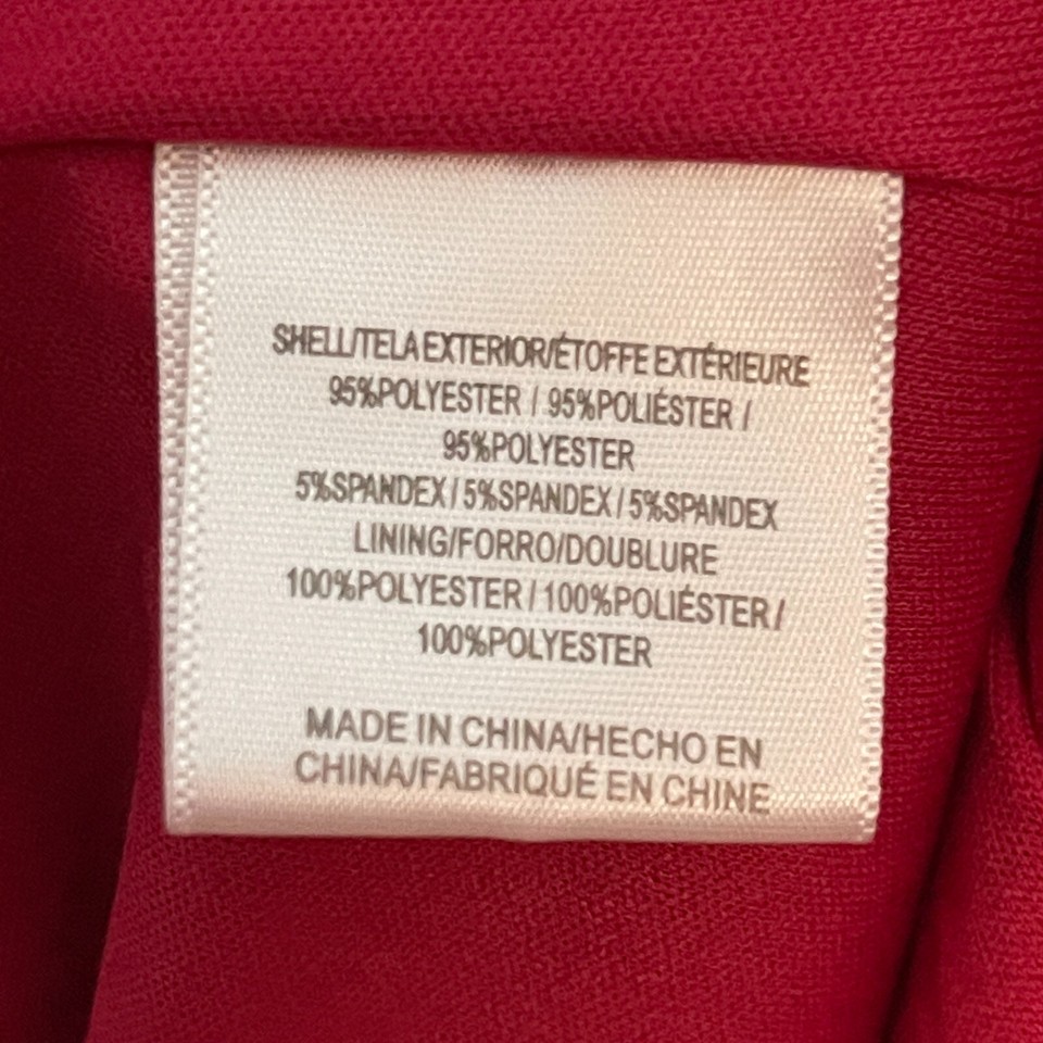 ModCloth Women Wine Red Elastic Waist Full Pleated Velvet Midi Pull On ...