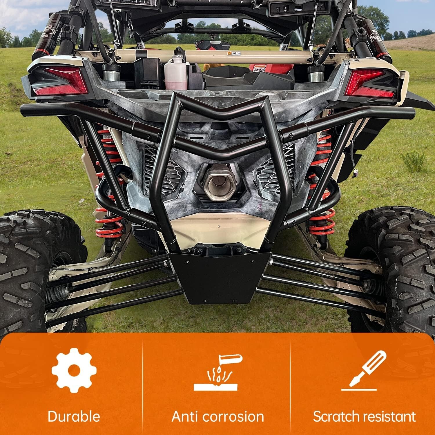 Rear Combined Bumper Compatible with Can Am Maverick X3 2017-2025, for ...