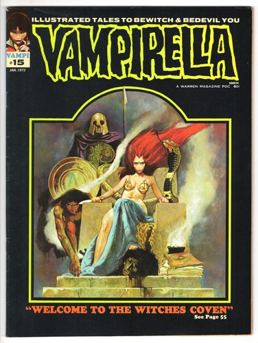 Vampirella #15 Very Fine Plus 8.5 Warren Magazine José González Art ...