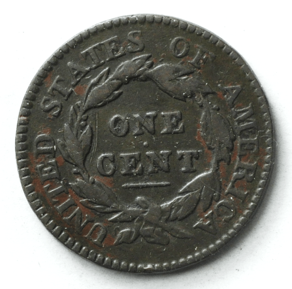 1817 1c Coronet Head Large Cent One Penny N-4 | eBay