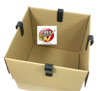 4 CARDBOARD BOX FLAP OPEN HOLDERS Shipping Packing Supplies Carton ...