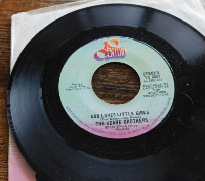 THE KEANE BROTHERS GOD LOVES LITTLE GIRLS / SHERRY 45 RPM RECORD 065 | eBay