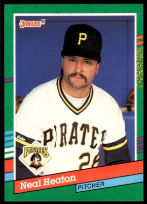 1991 Donruss Baseball Card Neal Heaton Pittsburgh Pirates #475 | eBay