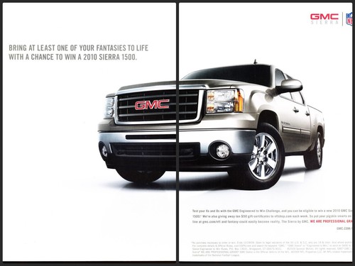 GMC CAR magazine promo ad #04 "NOT A CAR" 2009 2 PGS | eBay