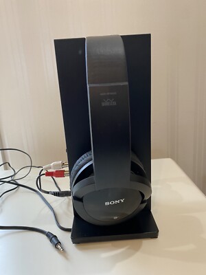 SONY MDR-RF985R Wireless Headphones w/ Transmitter Base TMR-RF985R ...