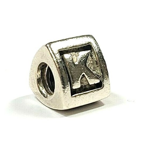 Pandora sterling silver "letter - Gem