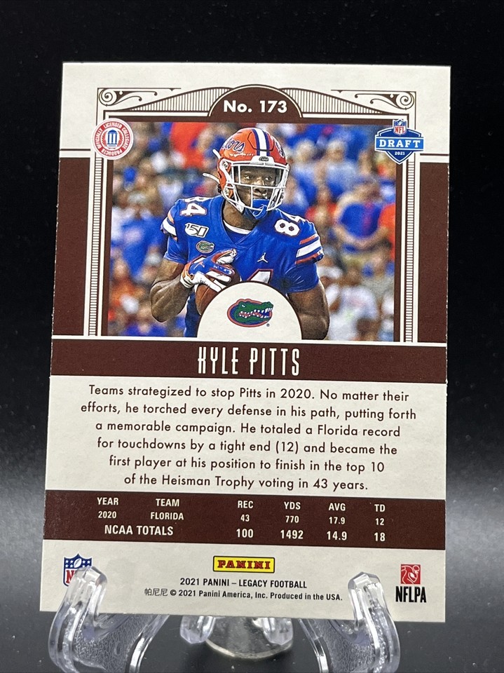 2021 Legacy Kyle Pitts Rookie Card R08735 | eBay