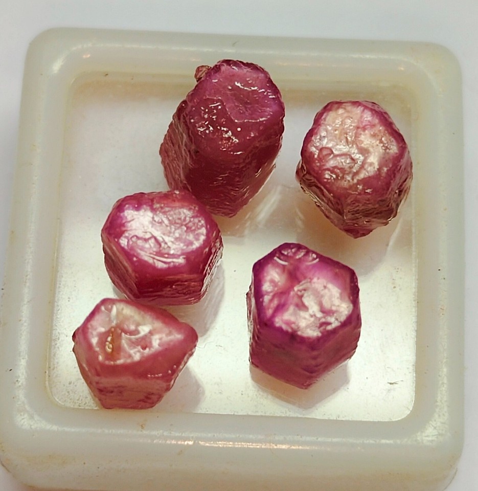 Natural Mozambique Silver Star Ruby Untreated Red Rough Loose Gemstone ...