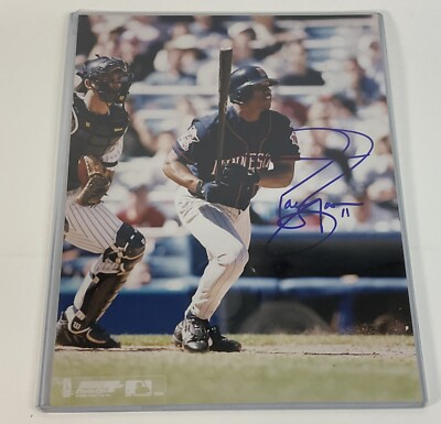 JACQUE JONES Autographed Photo 8x10 signed autograph Minnesota TWINS ...