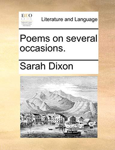 Poems on several occasions. 9781170349700| eBay