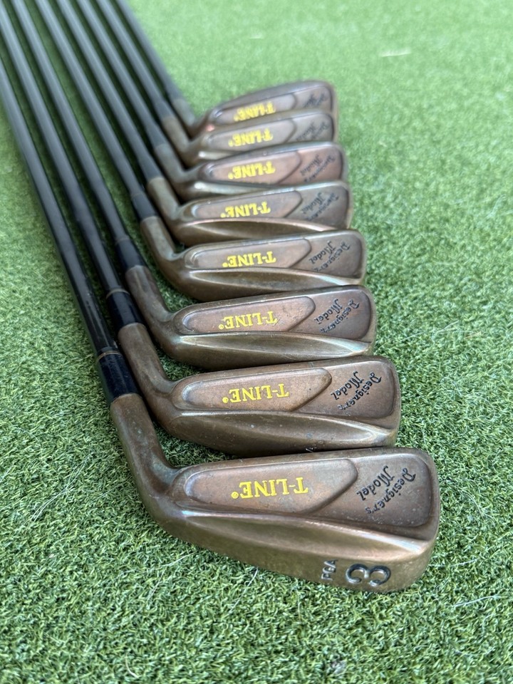 PGA T-LINE Designer's Model 3-10 Iron Set RH Copper/Beryllium | eBay