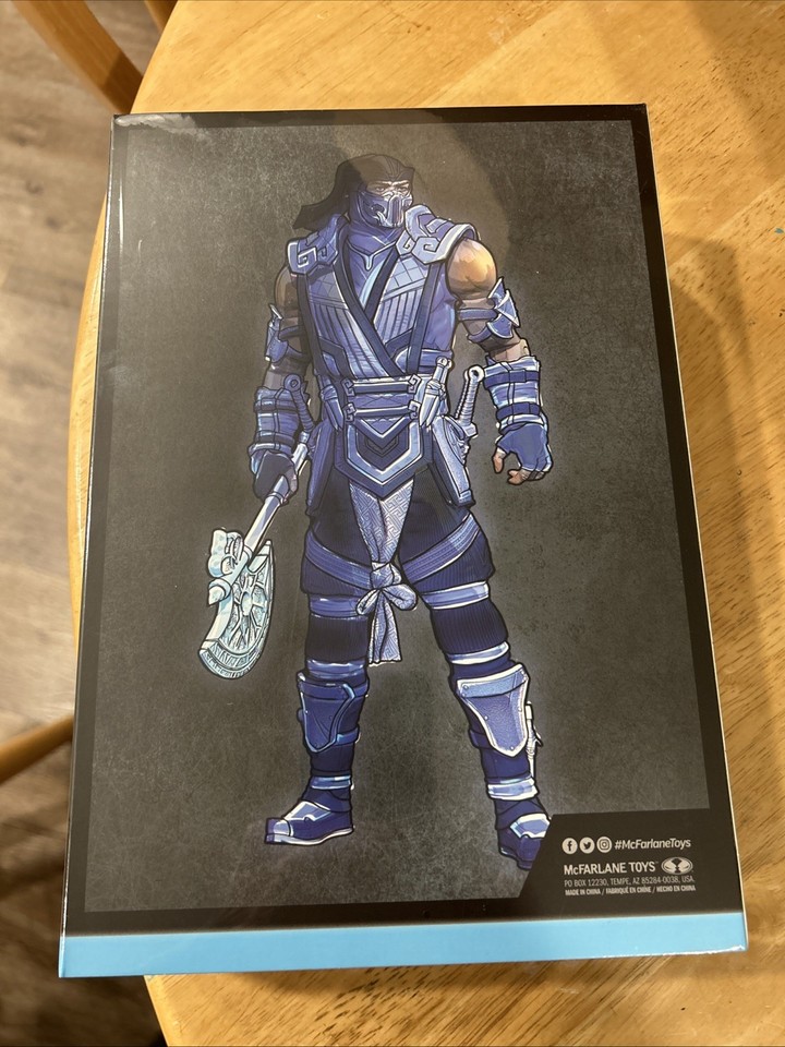 Mortal Kombat Sub Zero Glow In The Dark Edition McFarlane Gold Label | eBay