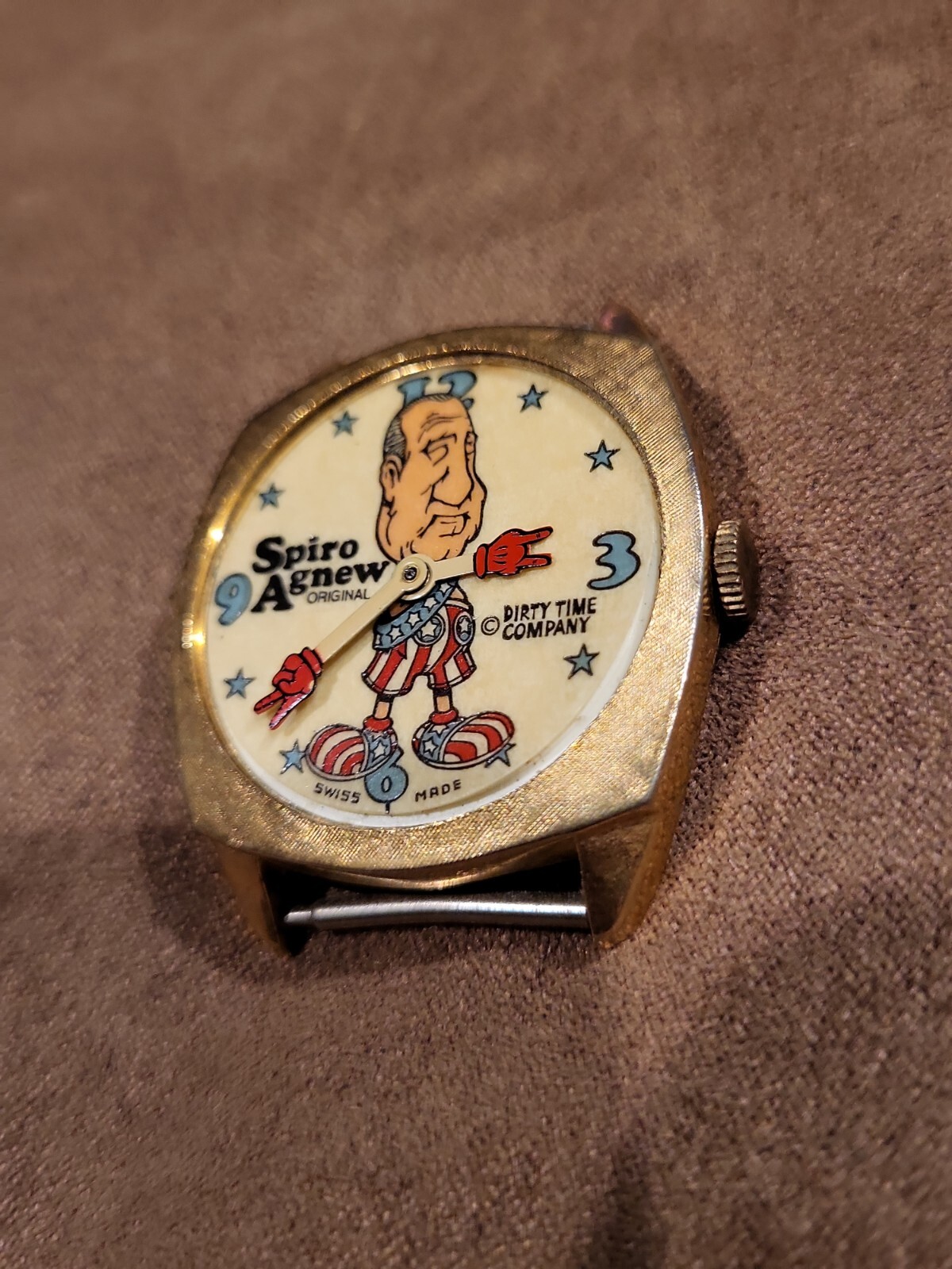 Vintage Spiro Agnew Watch DTC Nice Condition ORIGNAL SWISS | eBay