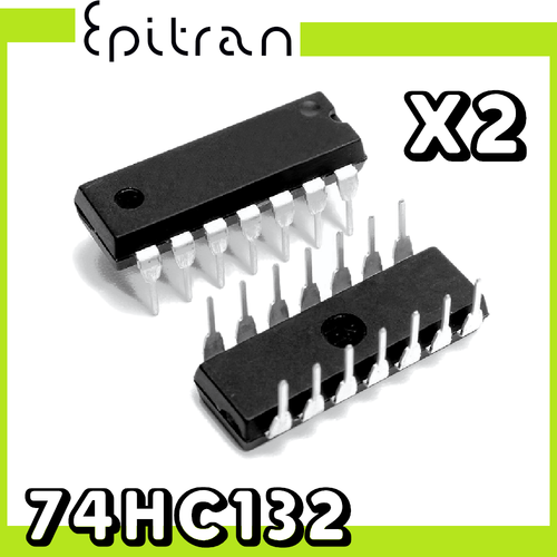 Circuito integrato iC 74HC132 74132 porte NAND 2 ingressi in Schmitt ...