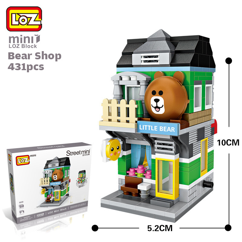 LOZ Mini Blocks Sets Food Street View Building Blocks Micro Bricks with ...