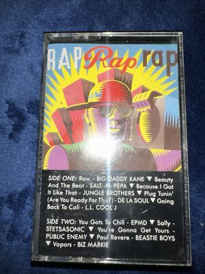 Rap Rap Rap by Various Artists (Cassette, 1988, K-Tel Distribution ...