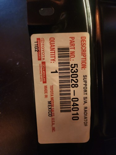 Genuine OEM Toyota 53028-04010 Right Support Side Panel 2005-2020 ...