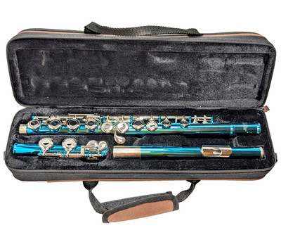 Eastar Flute Blue Closed Hole 16 Keys Flute Beginner Student Preowned ...