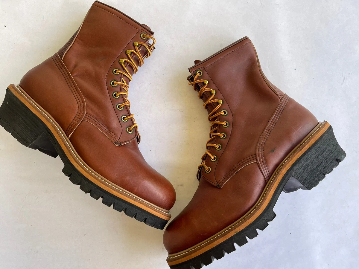 Brown Logger Boots