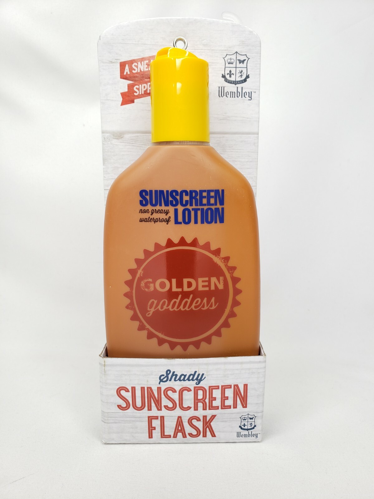 Wembly Shady Sunscreen Flask, Drink Disguise, New | eBay