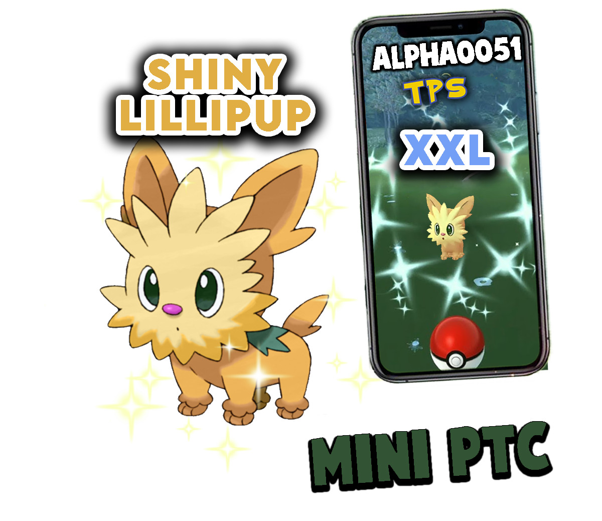Pokemon Shiny Lillipup XXL Mini P T C 80k + | eBay