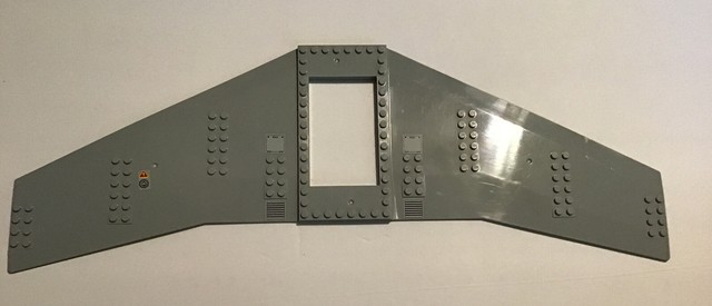 Lego Plane Wings Airplane Jet Grey | eBay