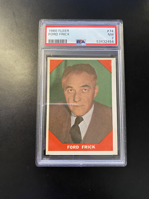 1960 Fleer Ford Frick PSA 7 NM QUALITY Example #74 Baseball ...