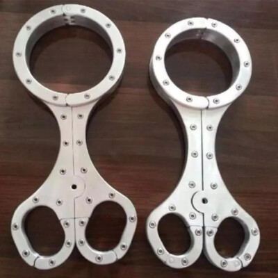 Bondage Cangue Collar Neck to Wrist Handcuffs Lockable Yoke Restraint ...