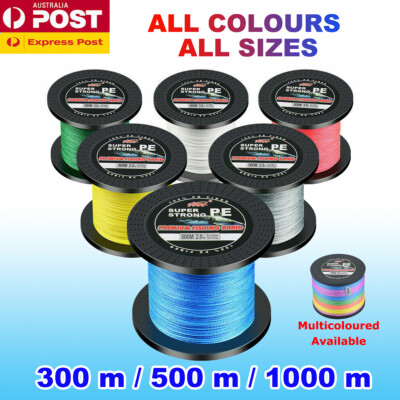 PE Braid Fishing Line 10 18 22 30 40 45 50 60 70lb 80lb 88lb 300m 500m ...