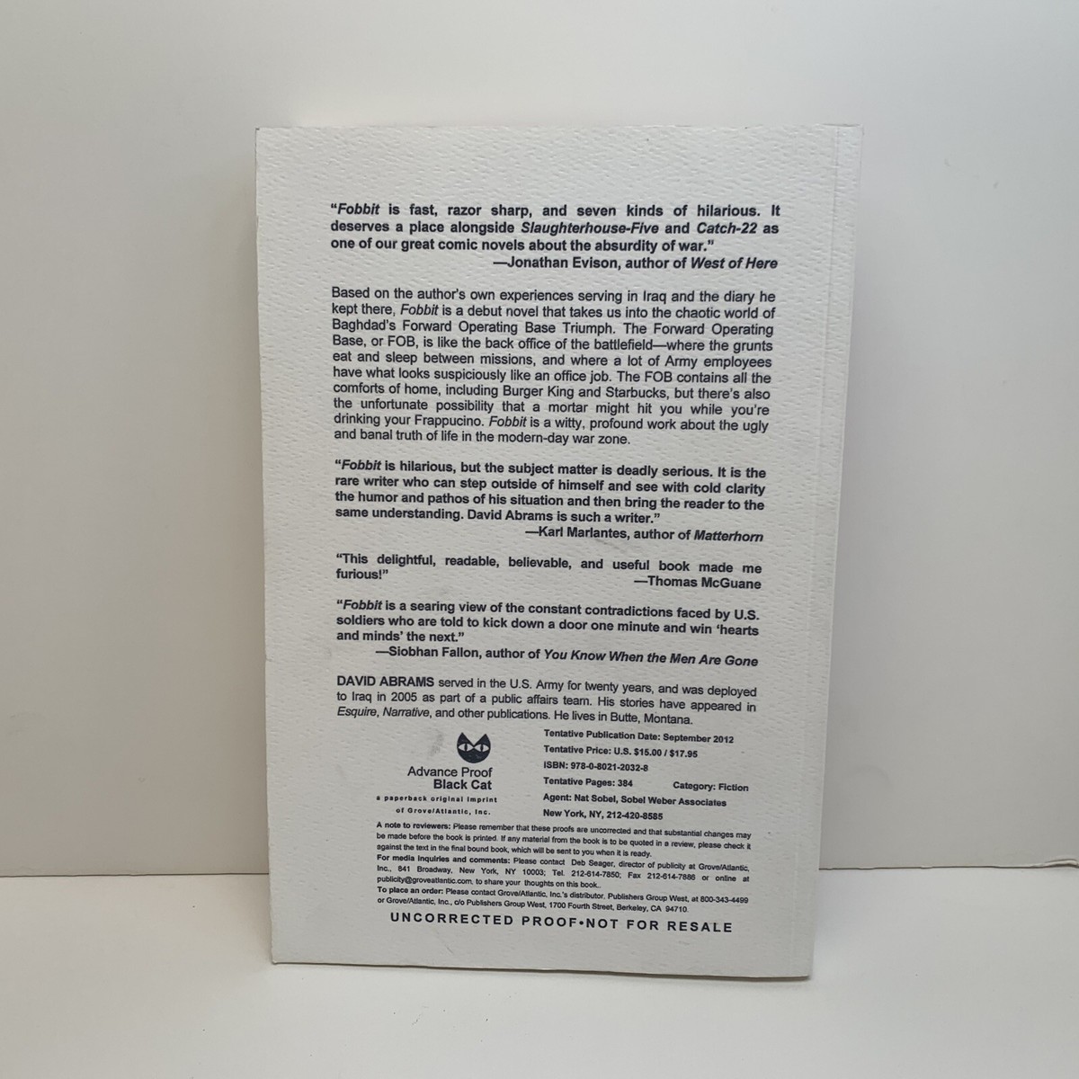 Fobbit David Abrams The Quivering Pen: Fiction Begins Here: Fobbit In