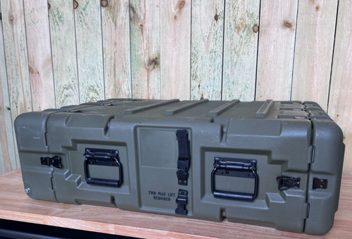 Military Surplus Server Rack 4U Case Waterproof OD Green Pelican ECS ...