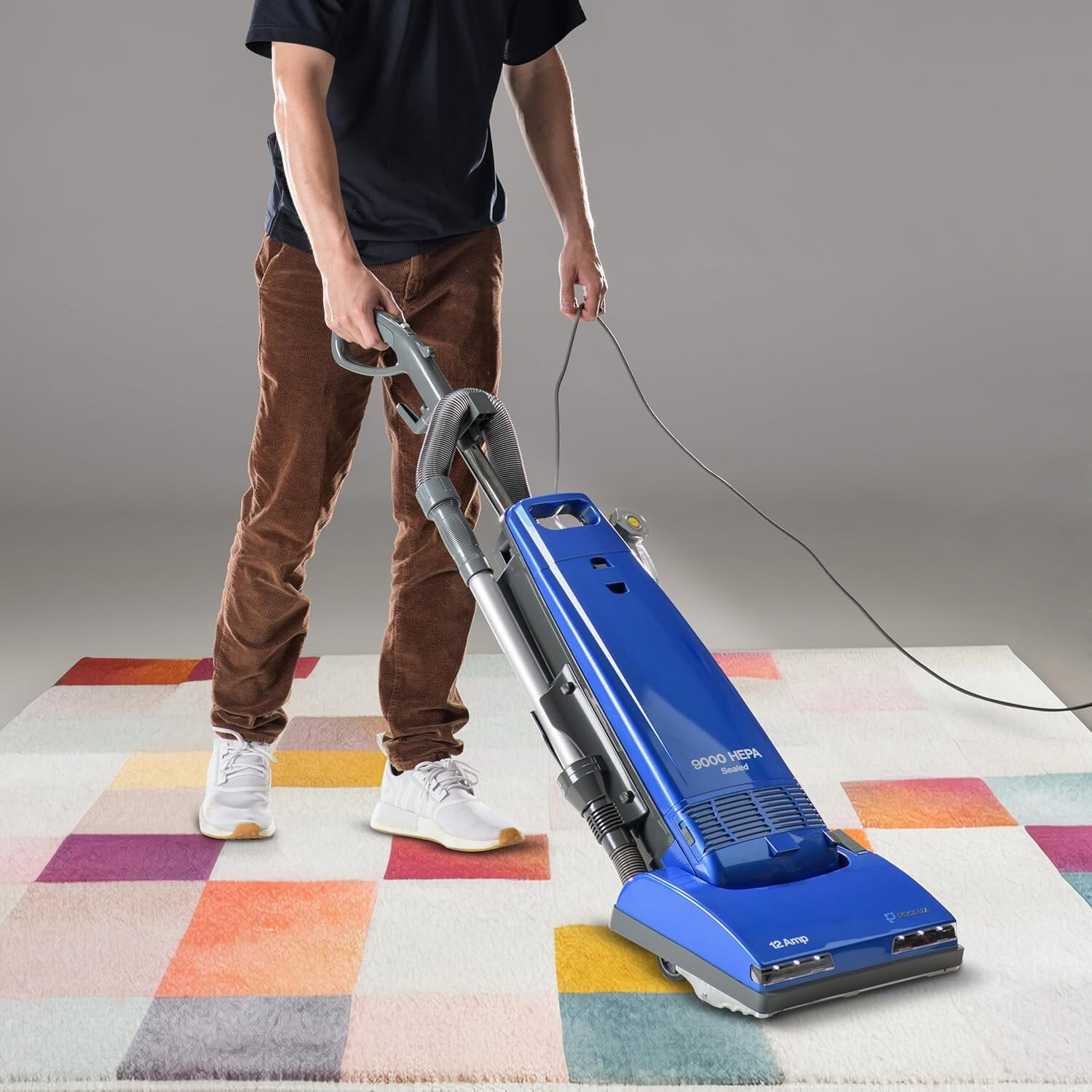 Prolux 9000 Bagged Commercial Upright Vacuum Cleaner with 30' Cord ...