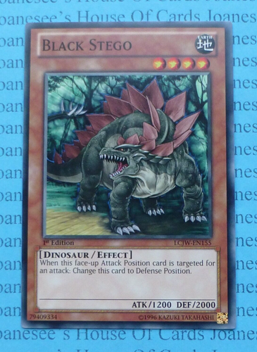 Black Stego LCJW-EN155 Yu-Gi-Oh Card 1st Edition New | eBay