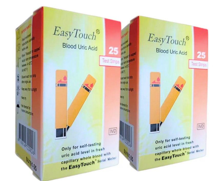 EasyTouch BLOOD URIC ACID Level Test Strips Original- 25 Strips | eBay