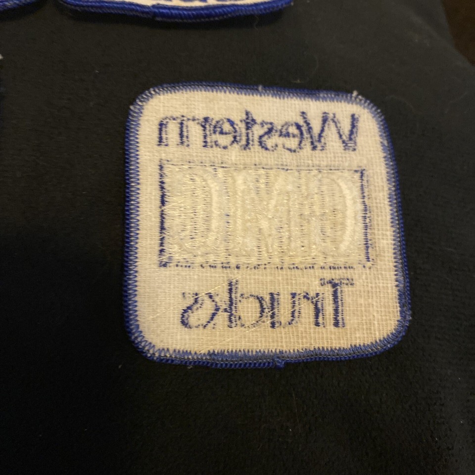 VTG Lot of 4 WESTERN GMC TRUCKS Sew On Trucker Patches | eBay