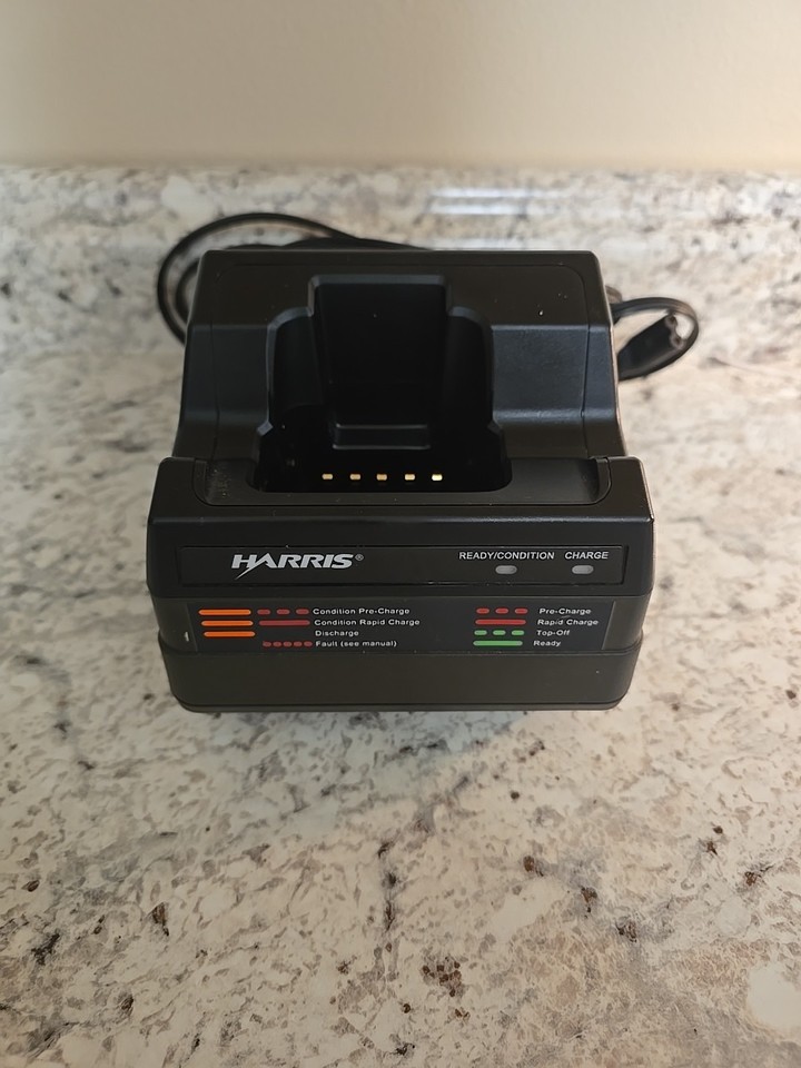 Harris MAEV-T7HXX P7300 800MHz M- Mode Radio 2 Batteries And Charger | eBay